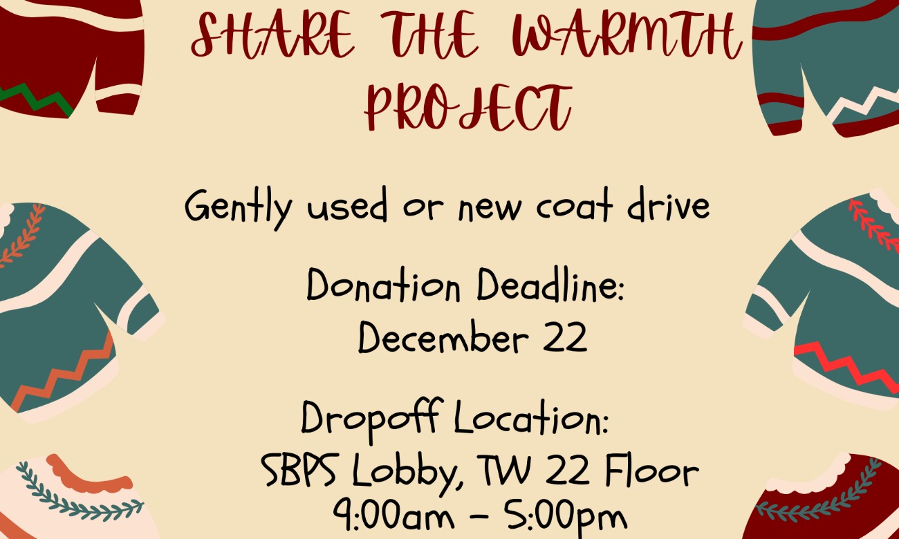 SBPS Share the Warmth Project | Tulane University Events
