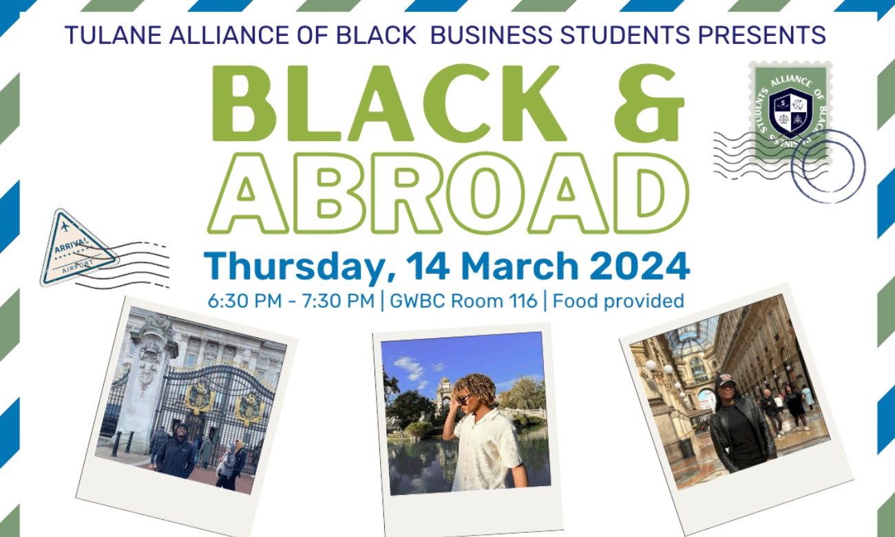 Studying Abroad while Black: Student Panel | Tulane University Events