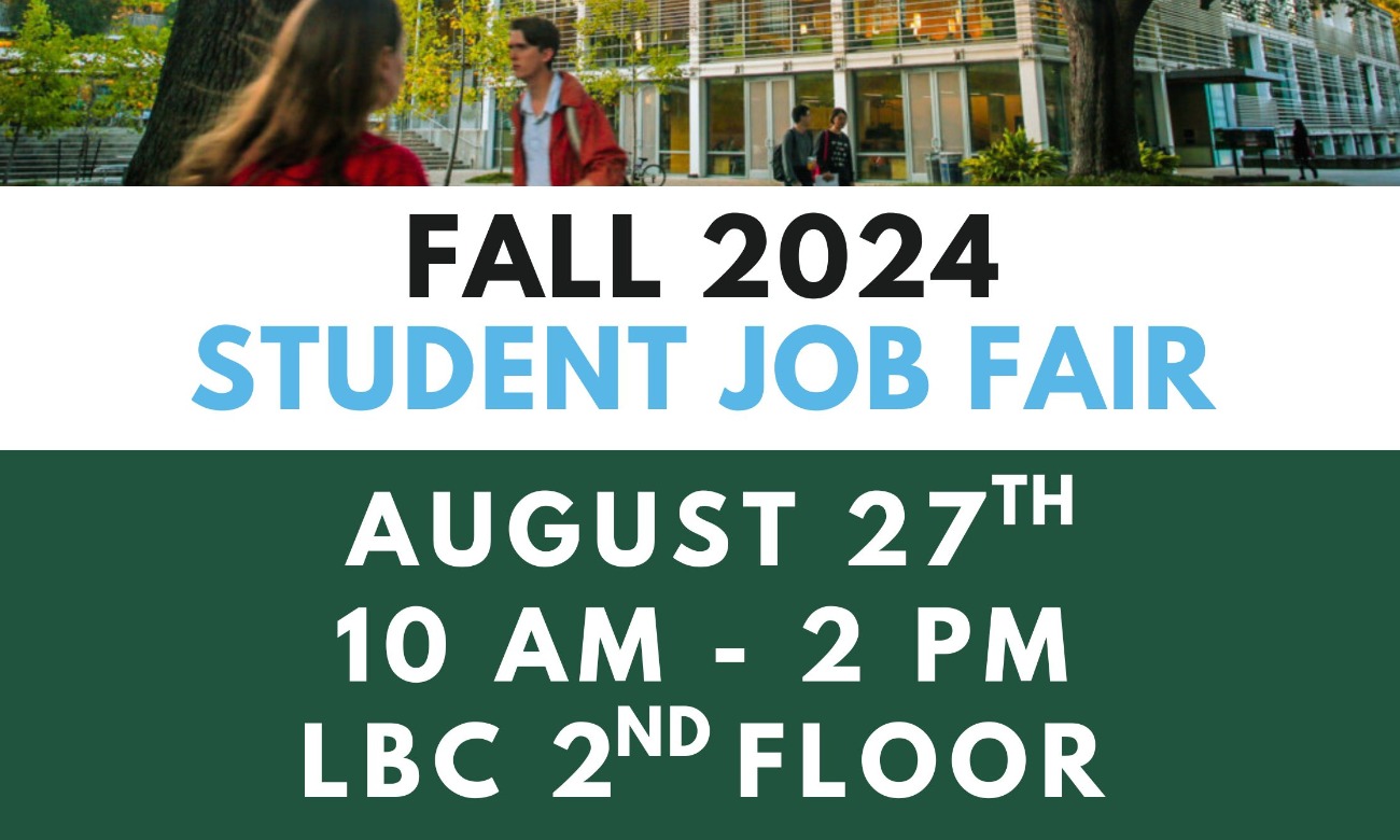 Student Employment: Fall 2024 Student Part-Time Job Fair | Tulane ...
