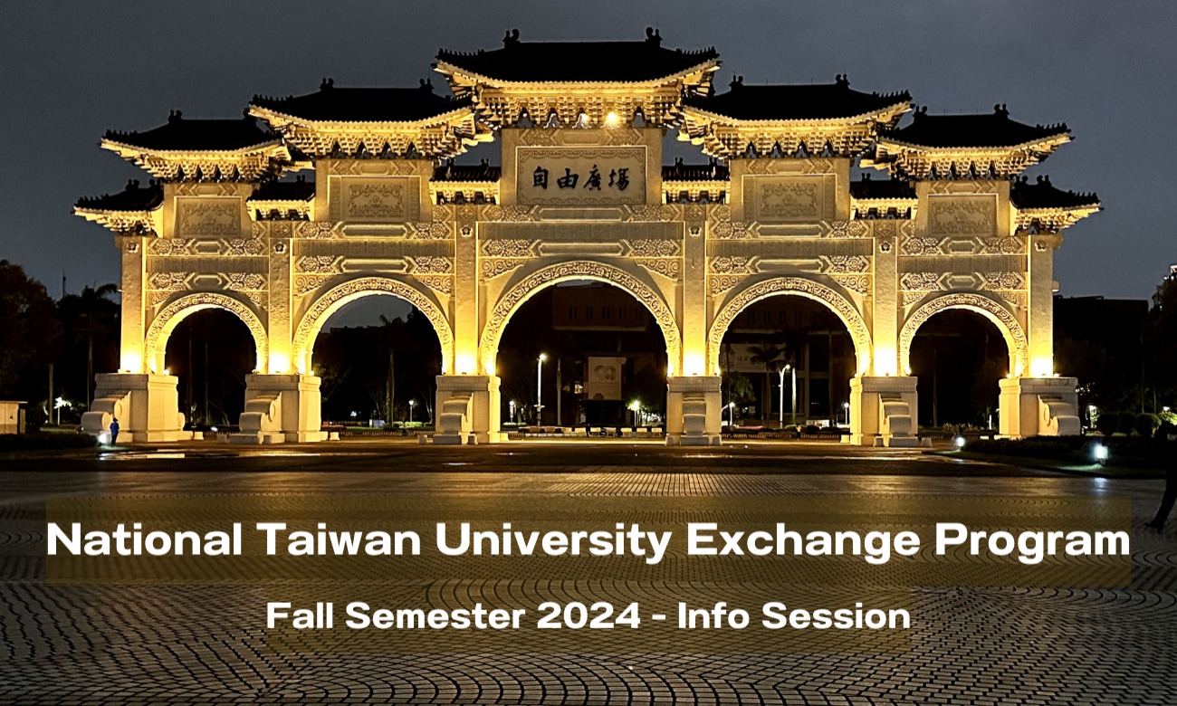 Apply Now: National Taiwan University Exchange Program Fall 2024 and ...