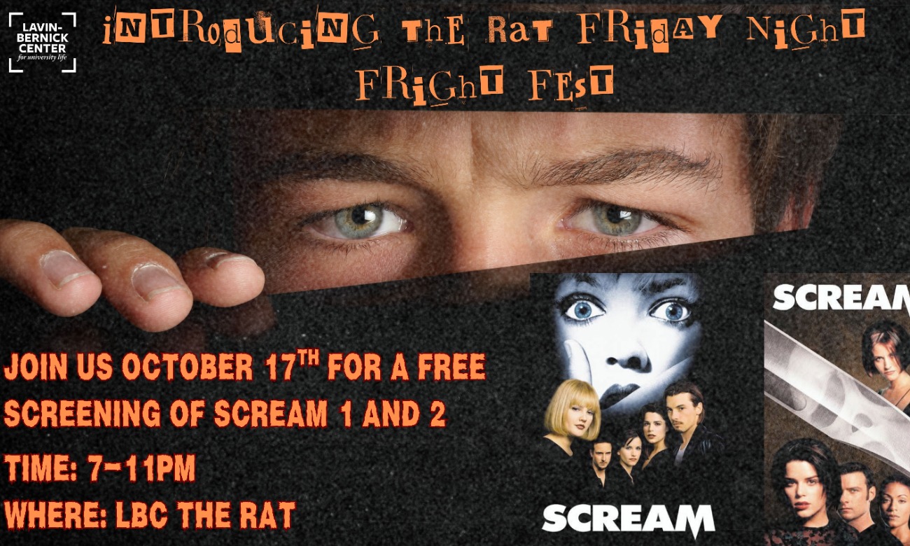 Friday Night Fright Fest | Scream (1996) & Scream II (1997) | Tulane ...