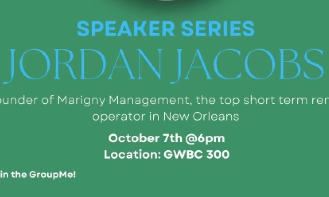 Jordan Jacobs Speaker Series | Tulane University Events