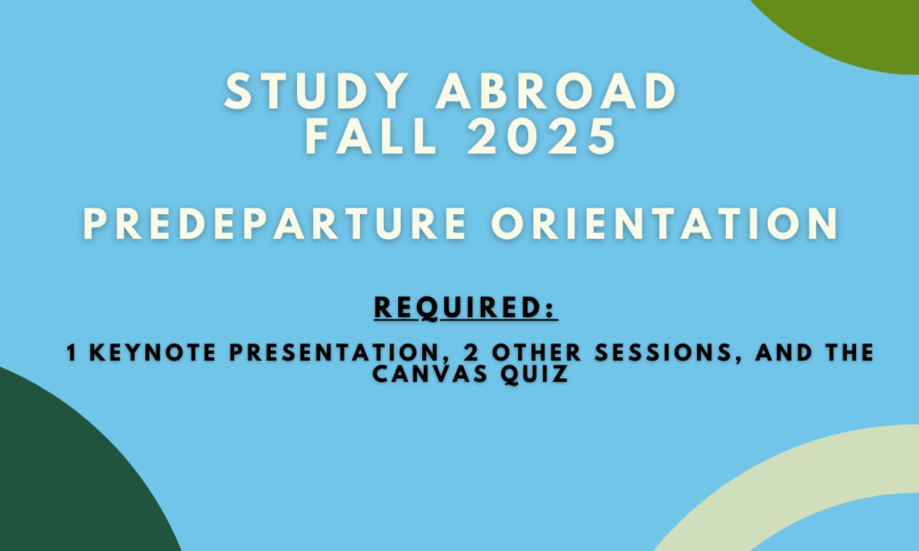 Study Abroad Predeparture Orientation: Walk-in Advising | Tulane ...